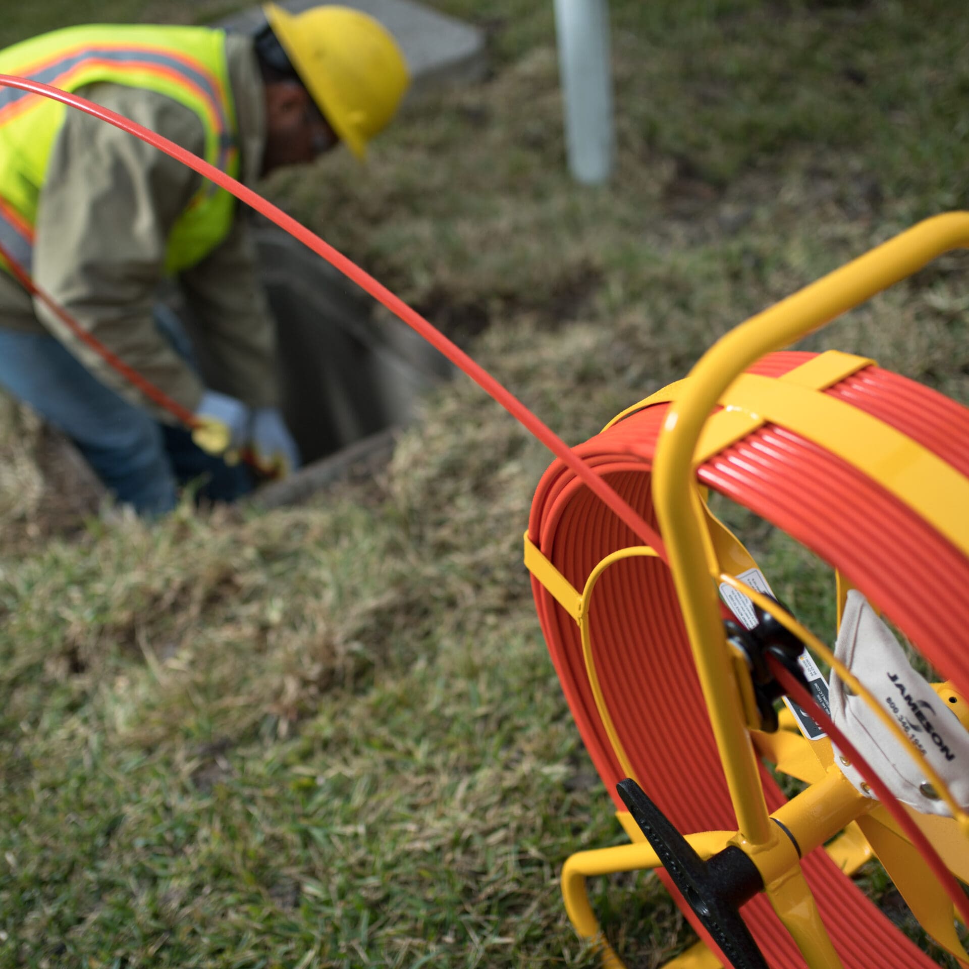 Big Buddy Duct Conduit Rodder, 1/2" x 1000' | Jameson Tools | 11-38-1000M