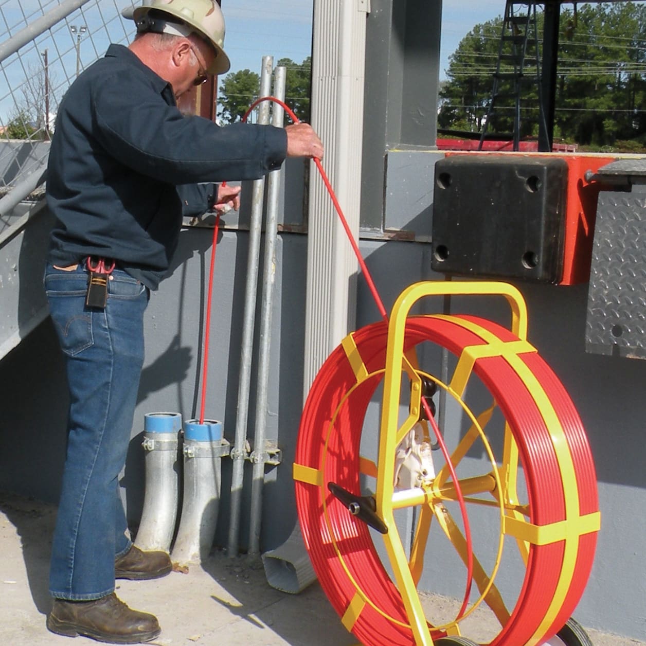 Good Buddy II Duct Conduit Rodder, 3/8" x 600' | Jameson Tools | 11A-25 ...