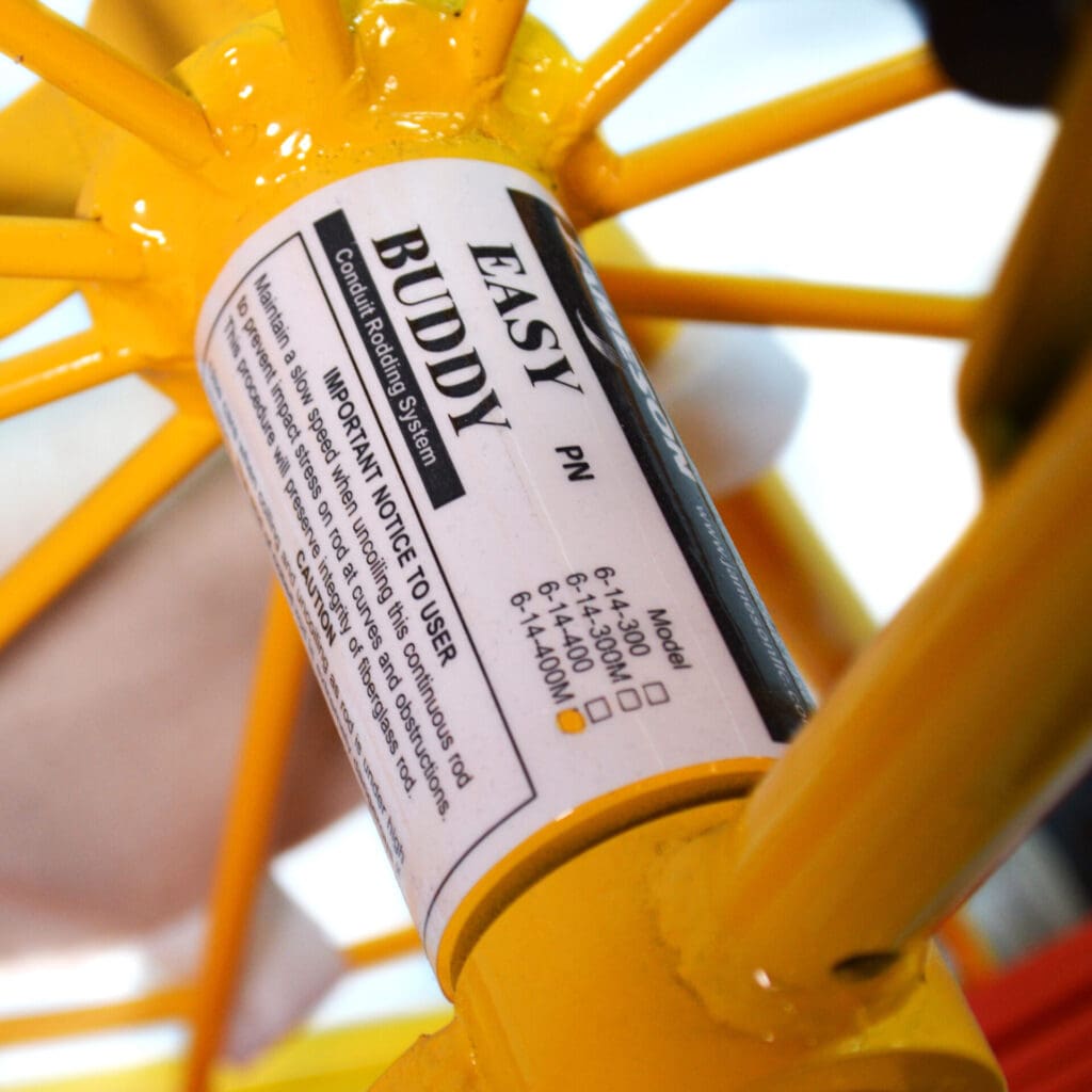 Easy Buddy Duct Conduit Rodder, 1/4" x 400' | Jameson Tools | 6-14-400M